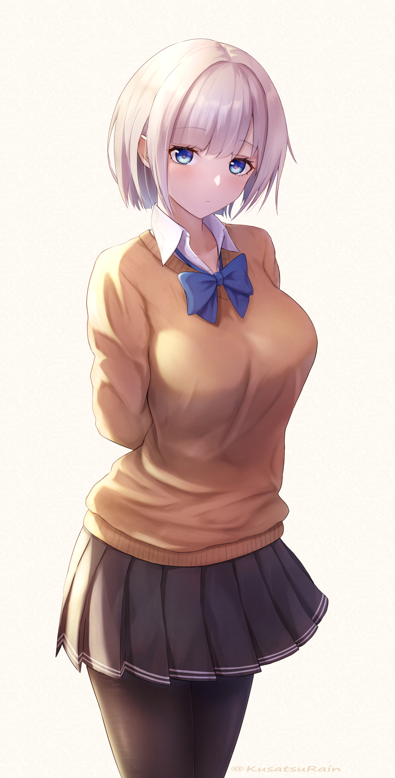 amano kusatsu pantyhose seifuku sweater | #1046773 | yande.re